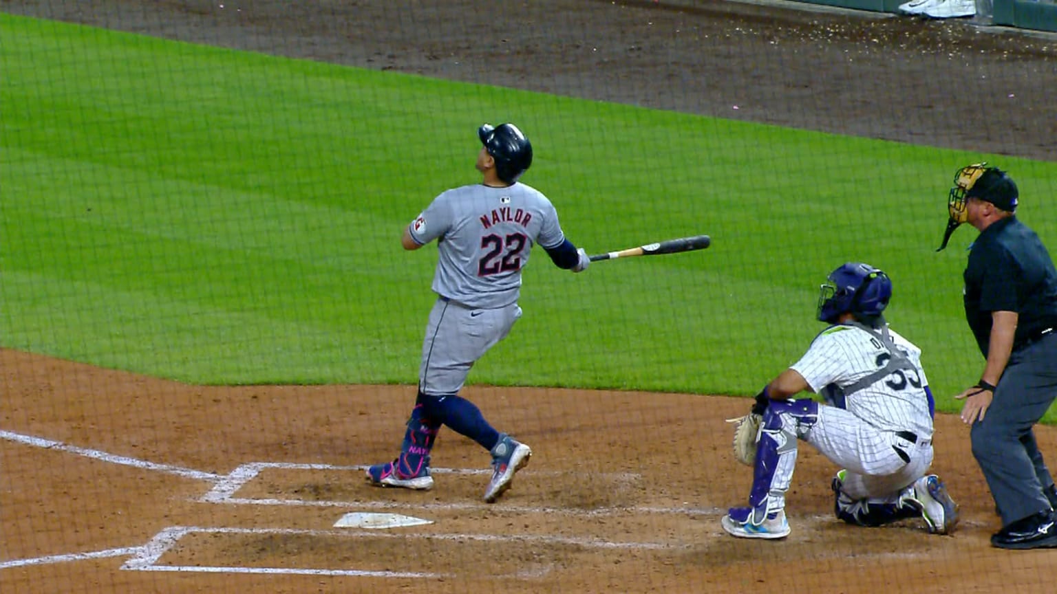 Data Viz: Josh Naylor's home run | 05/28/2024 | Cleveland Guardians