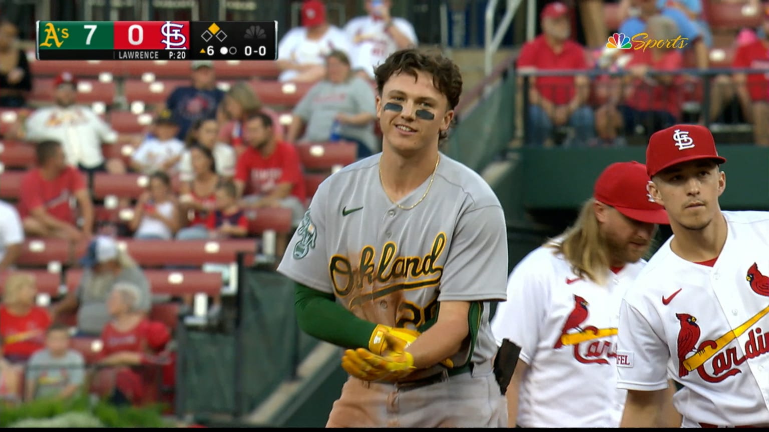 Zack Gelof knocks four hits and drives in two runs | 08/16/2023 | Athletics