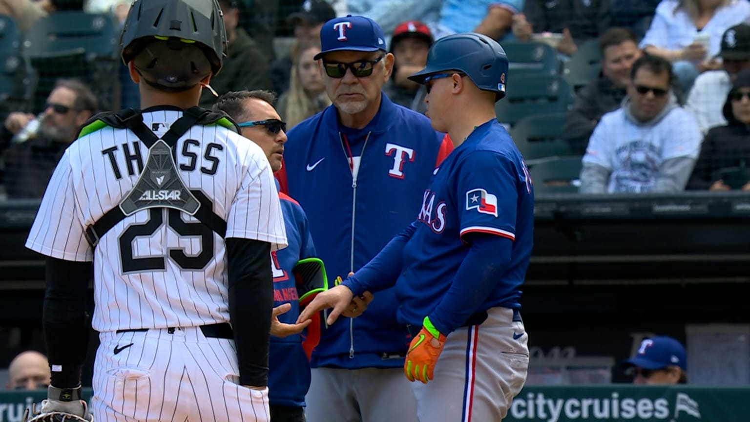 Joc Pederson is hit by a pitch in the 4th | 05/24/2025 | MLB.com