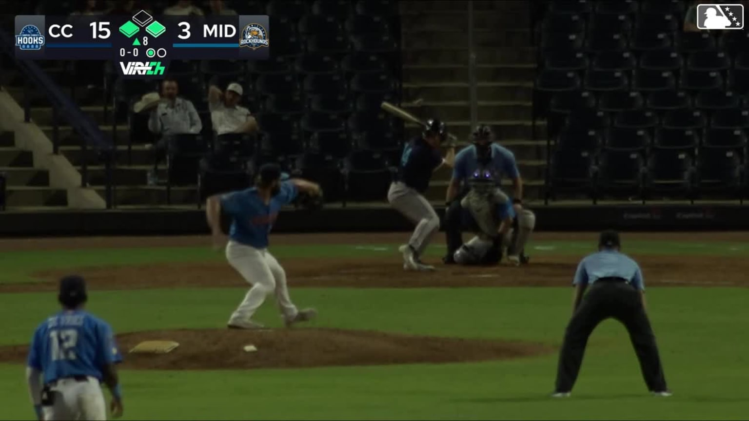 Lucas Spence singles on a line drive to right fielder Devin Taylor ...