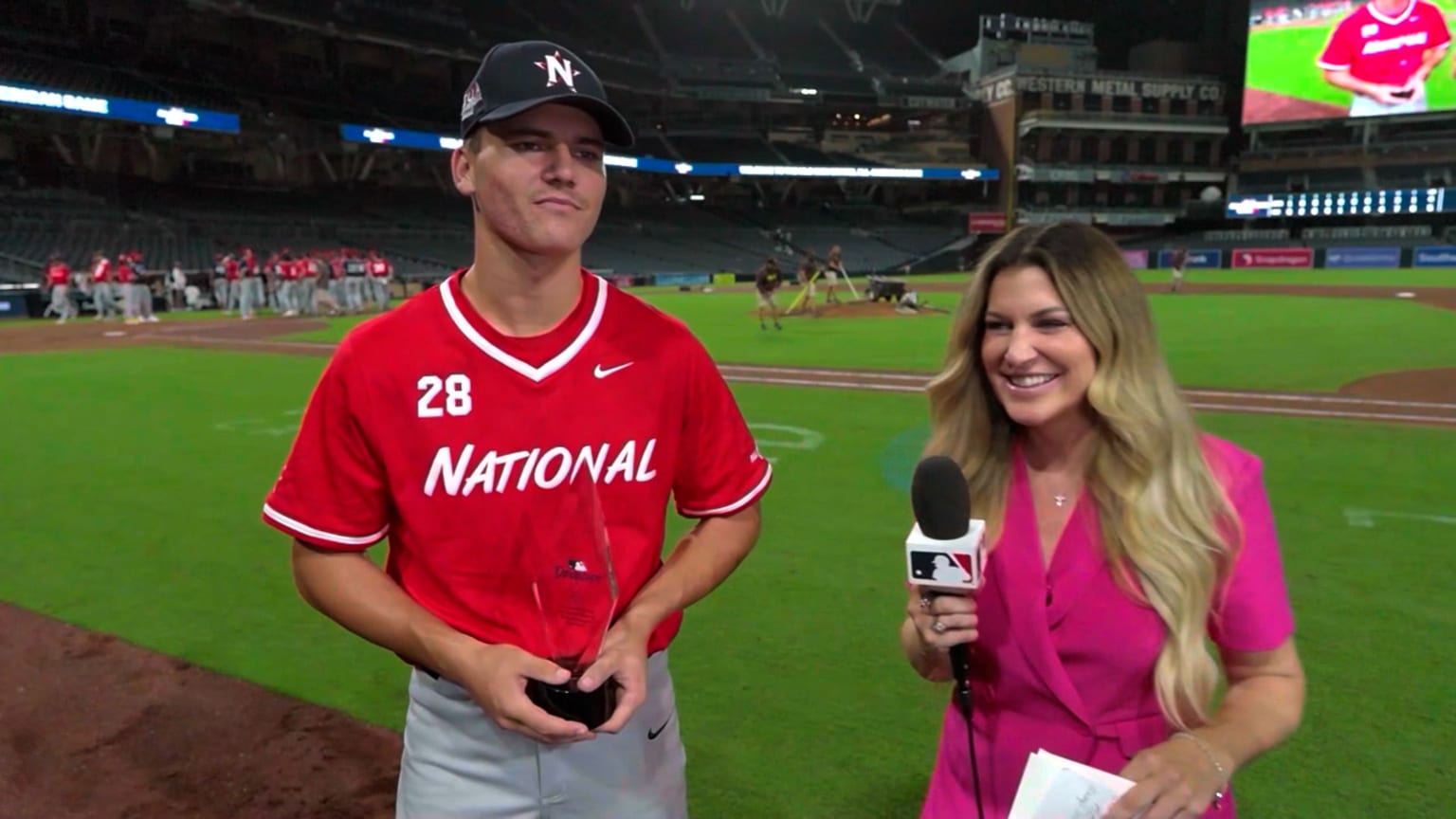 Gavin Fien on his two-hit, two-RBI performance | 08/15/2024 | MLB.com