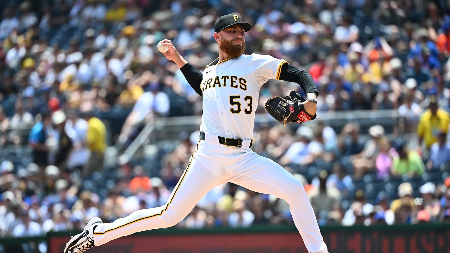 Mike Burrows strikes out Mark Vientos | 06/29/2025 | Pittsburgh Pirates