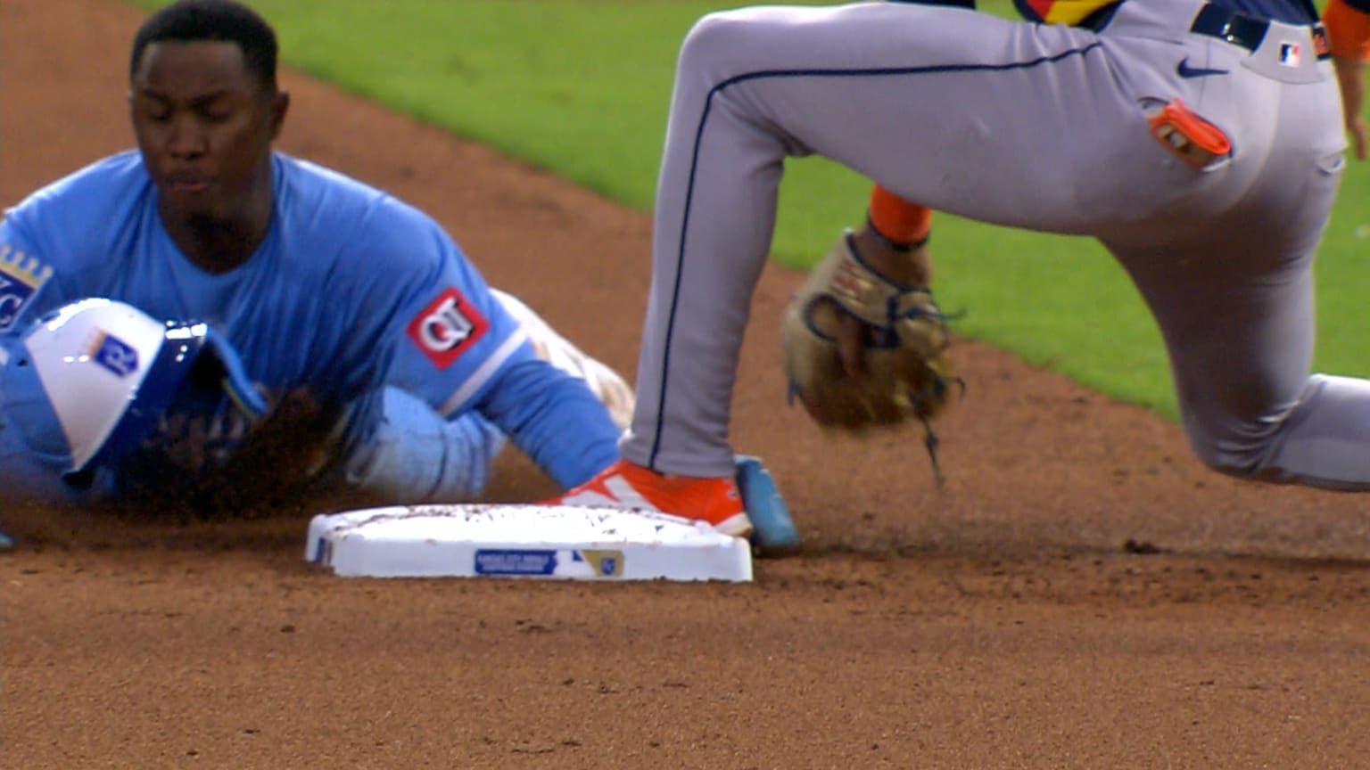 Tyler Tolbert safe at second after challenge | 04/26/2025 | Houston Astros