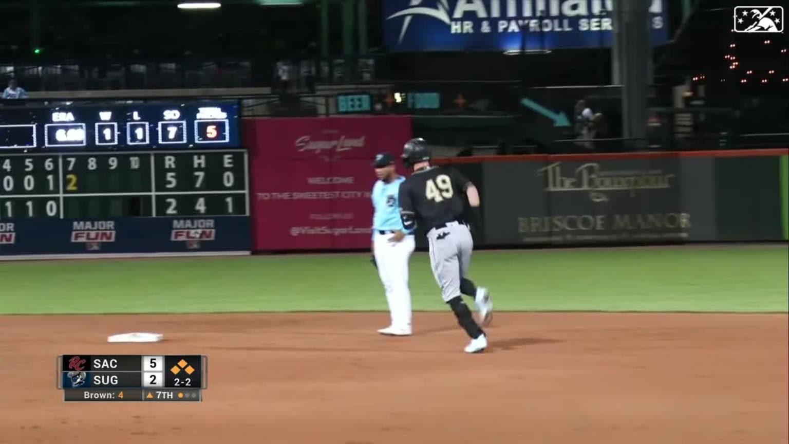 Tyler Fitzgerald launches a grand slam to left field | 06/19/2023 | San ...