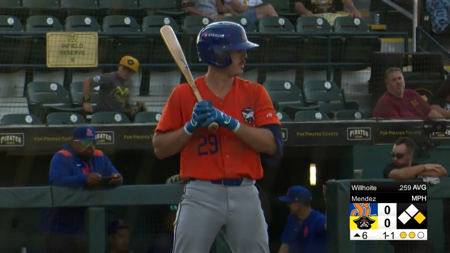 Trace Willhoite's four-hit game | 07/11/2025 | New York Mets