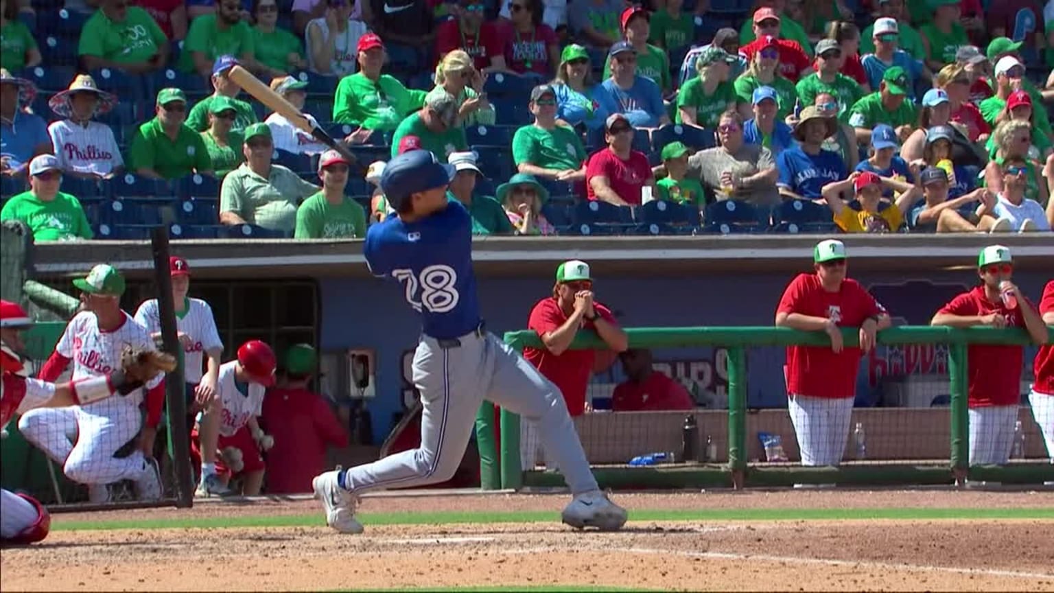 Ernie Clement hits a solo home run to left-center | 03/17/2024 | New ...