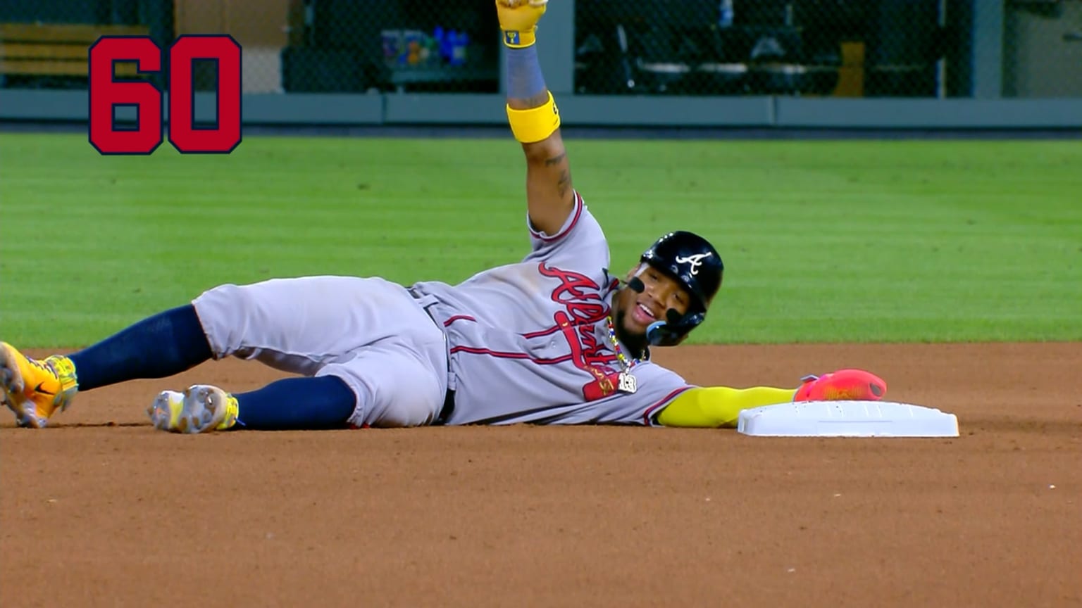 Ronald Acuña Jr.'s 60 stolen bases in 60 seconds | 08/29/2023 | Atlanta ...