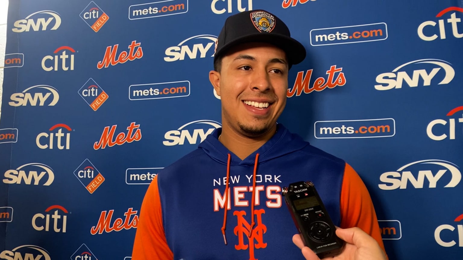 Mark Vientos discusses getting called up to the Mets | 09/11/2022 | New ...
