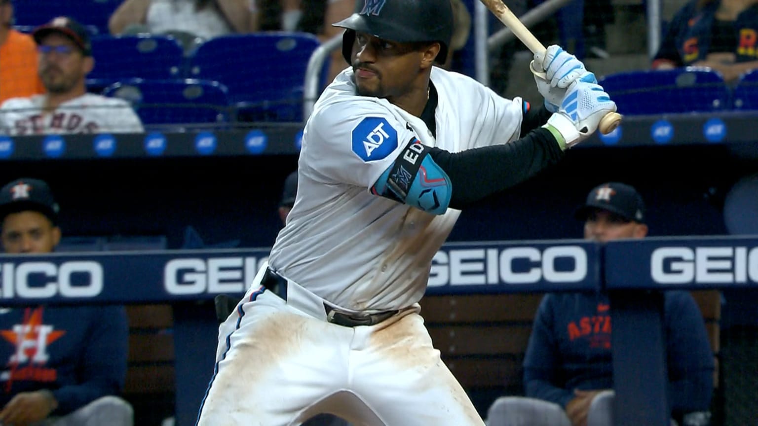 Xavier Edwards goes 4-for-5 against the Astros | 08/06/2025 | Miami Marlins