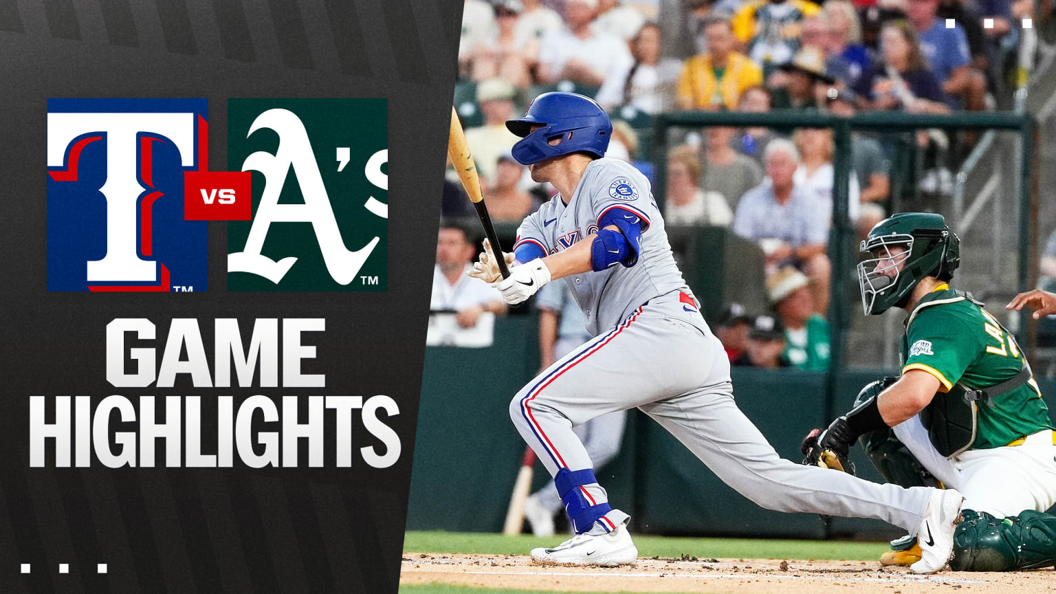 Rangers vs. Athletics Highlights | 08/30/2025 | San Francisco Giants