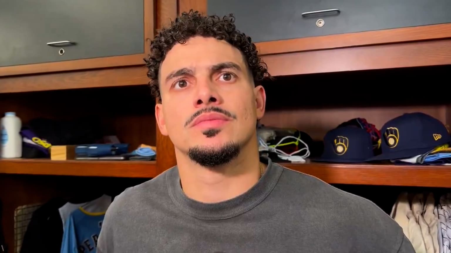 Willy Adames on Brewers' Game 1 loss to Mets | 10/01/2024 | Milwaukee ...