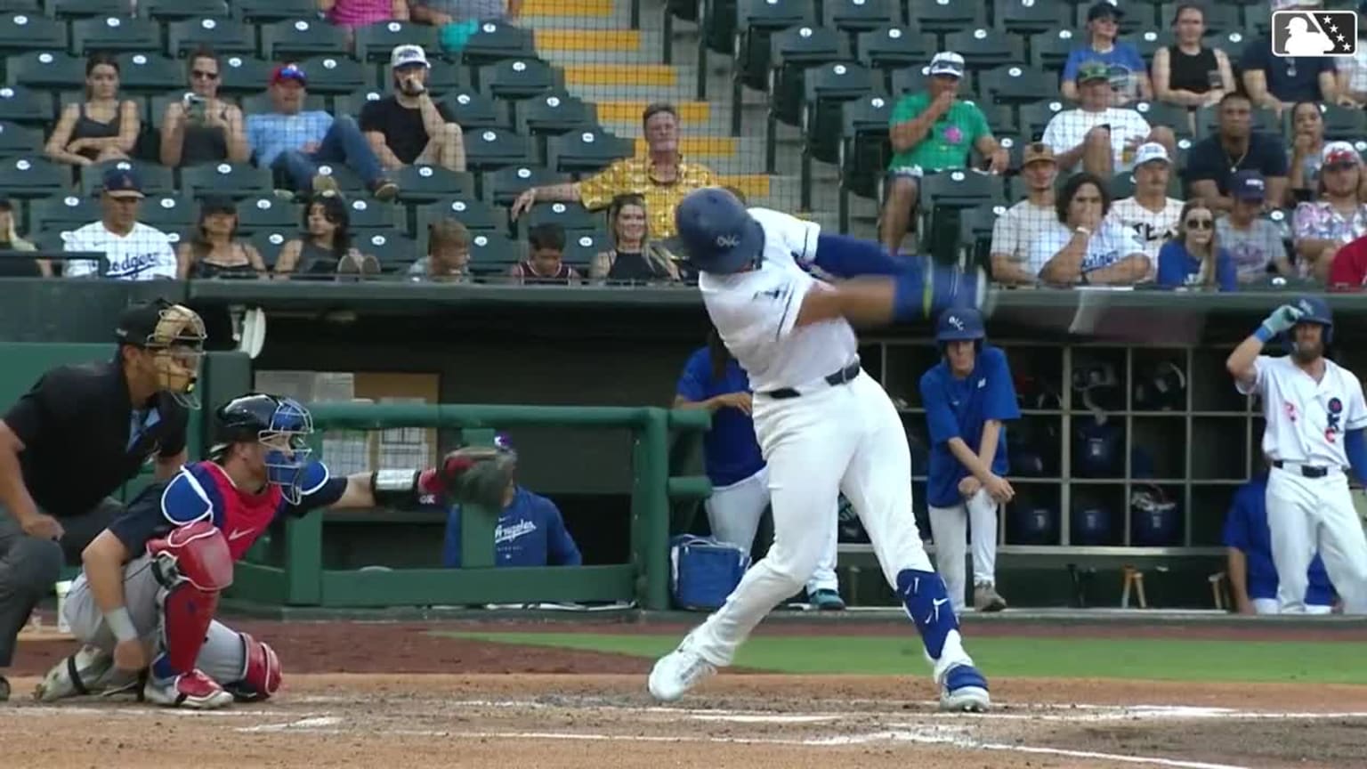Diego Cartaya slugs a solo home run | 08/08/2024 | Los Angeles Dodgers