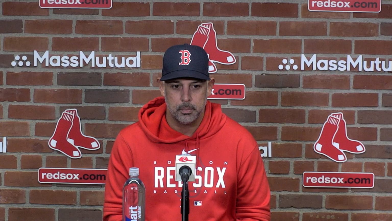 Alex Cora on the Red Sox playing well against Toronto | 05/04/2023 ...