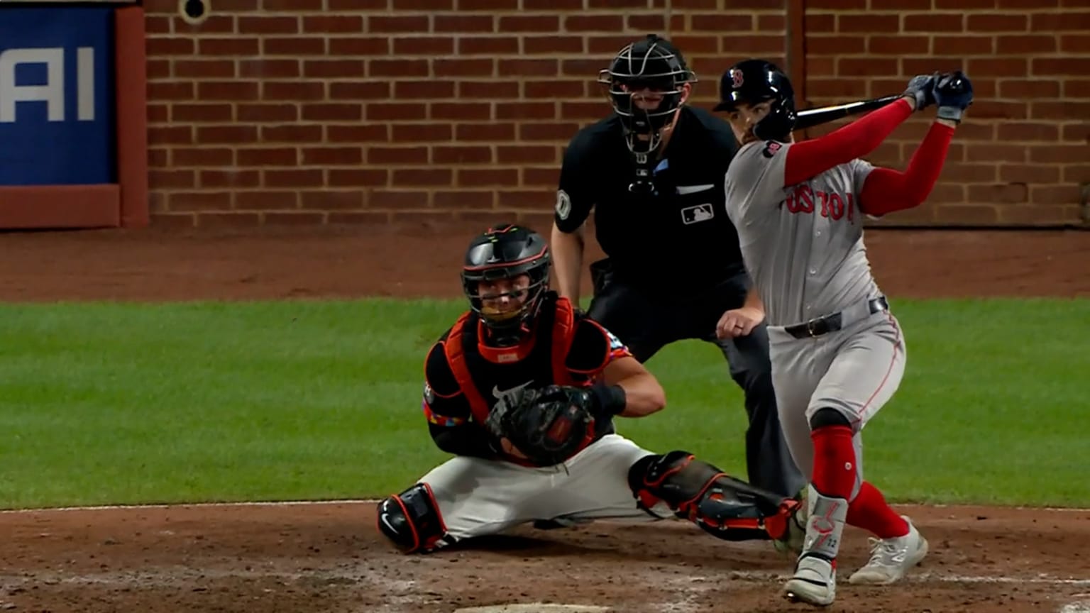 Connor Wong's RBI single | 08/16/2024 | Boston Red Sox