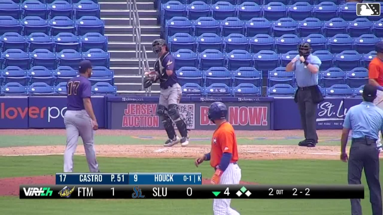 Ricky Castro's ninth strikeout | 06/19/2024 | Minnesota Twins