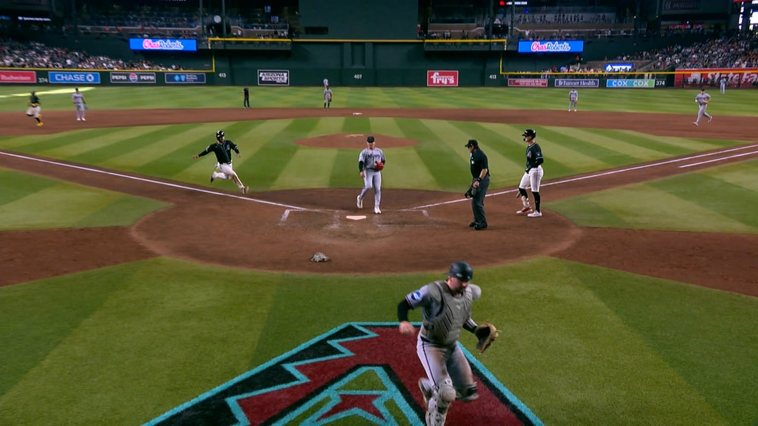 Jose Herrera scores on a wild pitch | 06/29/2025 | Arizona Diamondbacks