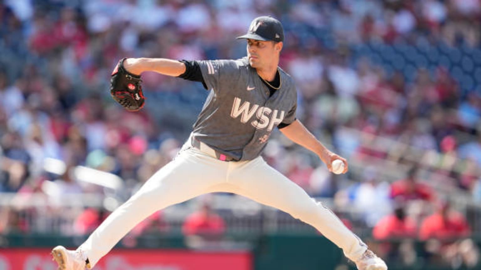 MacKenzie Gore strikes out seven in 5 innings of work | 06/08/2024 ...