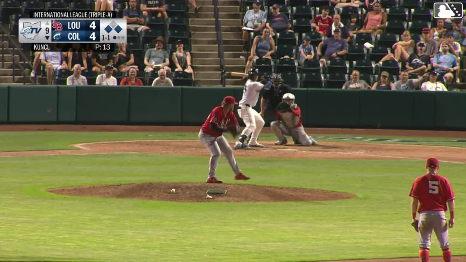 Ralphy Velazquez singles on a ground ball to left fielder Héctor ...