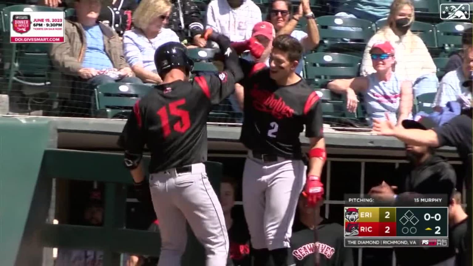 Crouch hits a homer to center field, his 1st of 2023 | 04/18/2023 | MLB.com