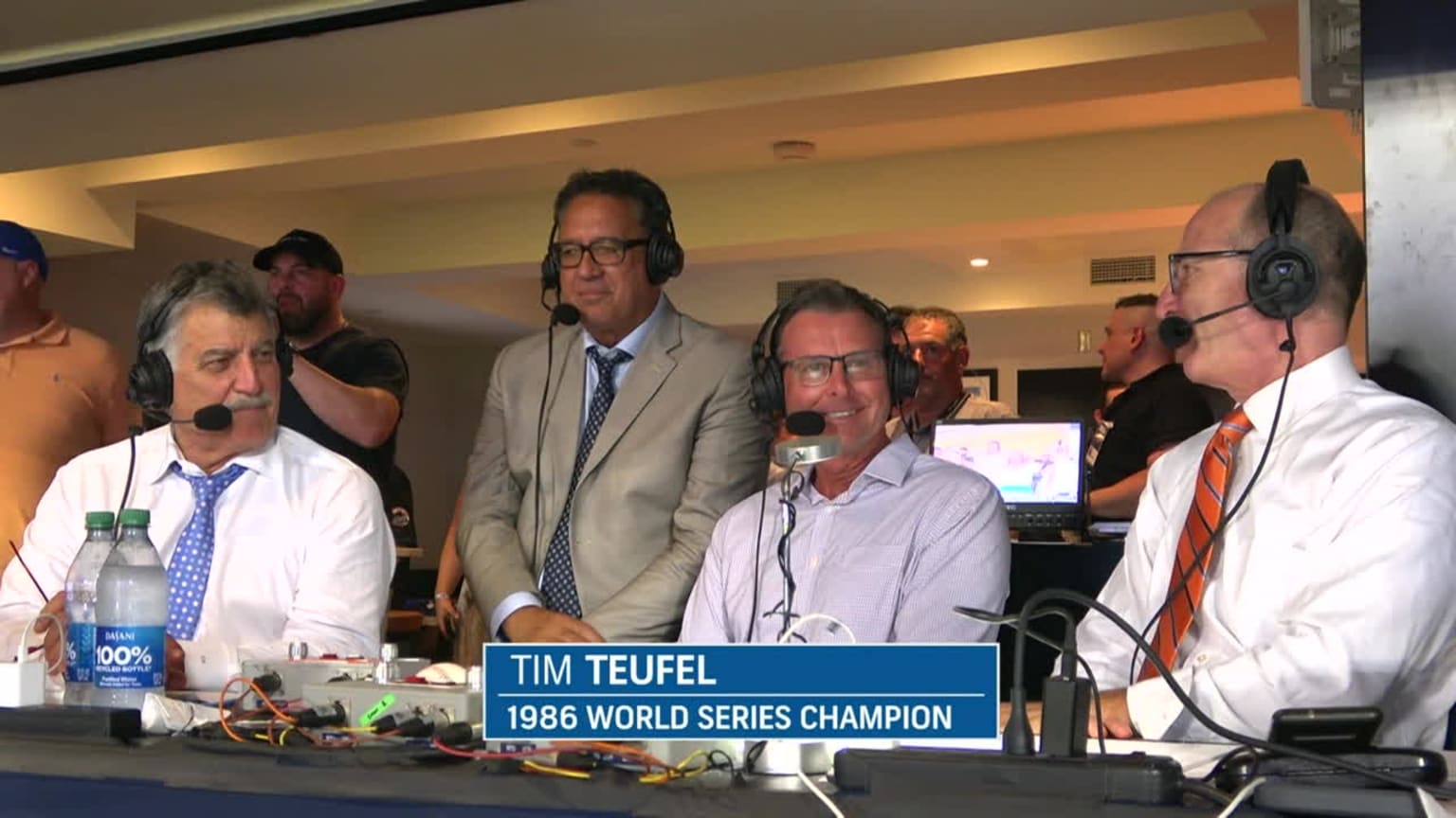 1986 champion Tim Teufel joins the Mets broadcast | 08/29/2023 | New ...