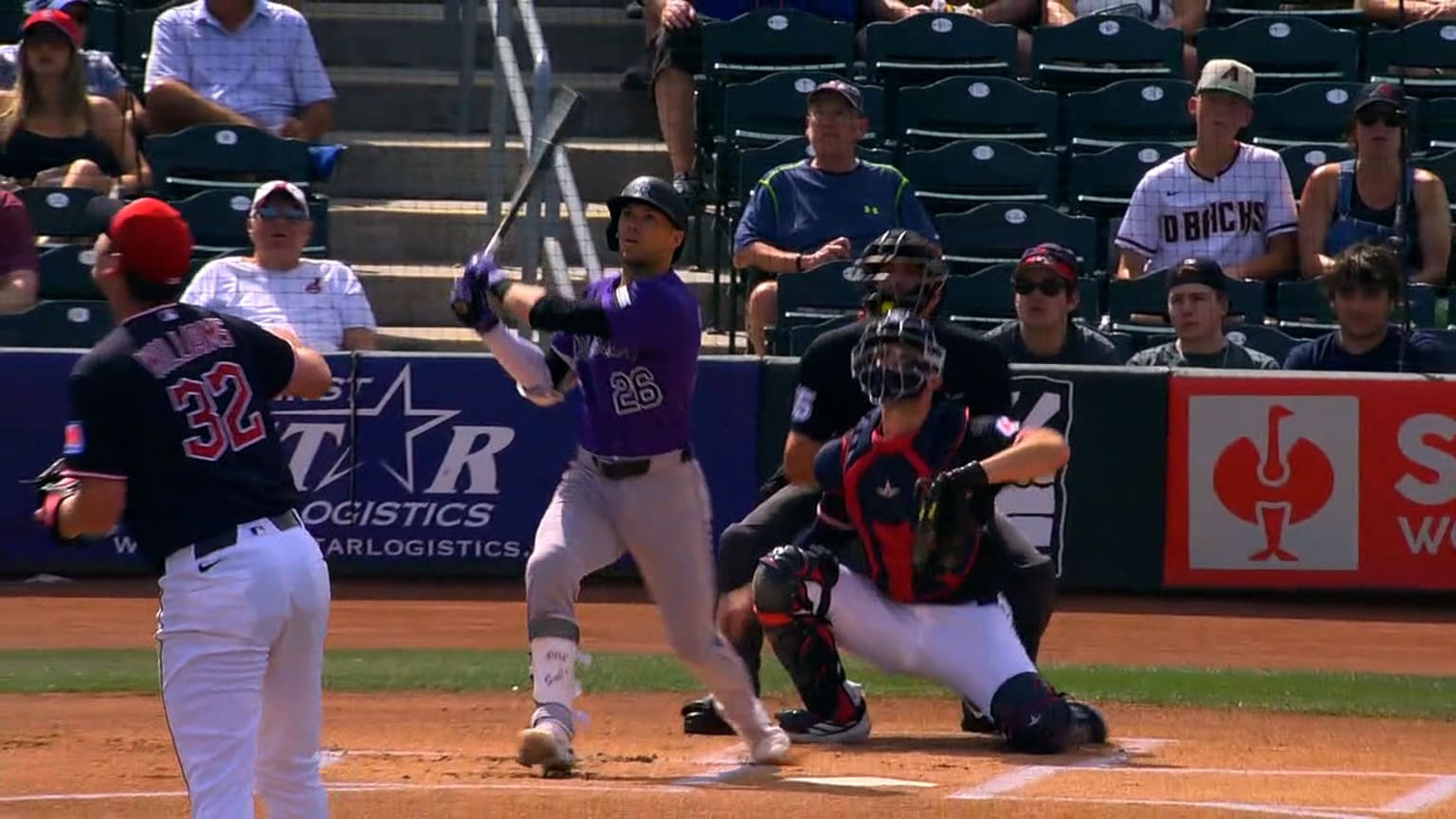 Brett Sullivan's leadoff home run | 03/01/2026 | Colorado Rockies