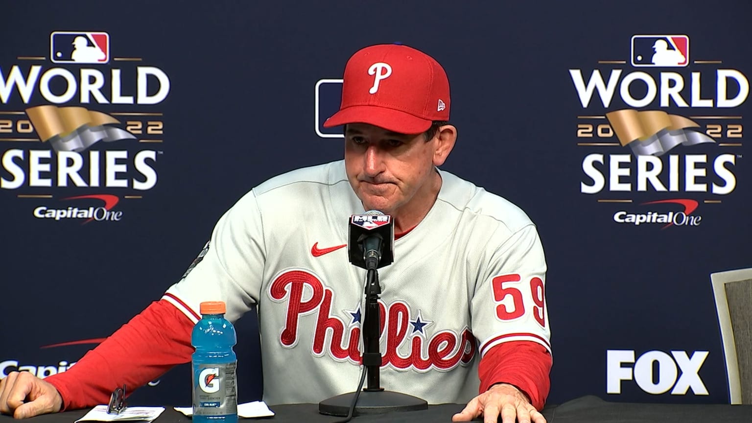 Rob Thomson on Phillies' late comeback in Game 1 | 10/28/2022 ...