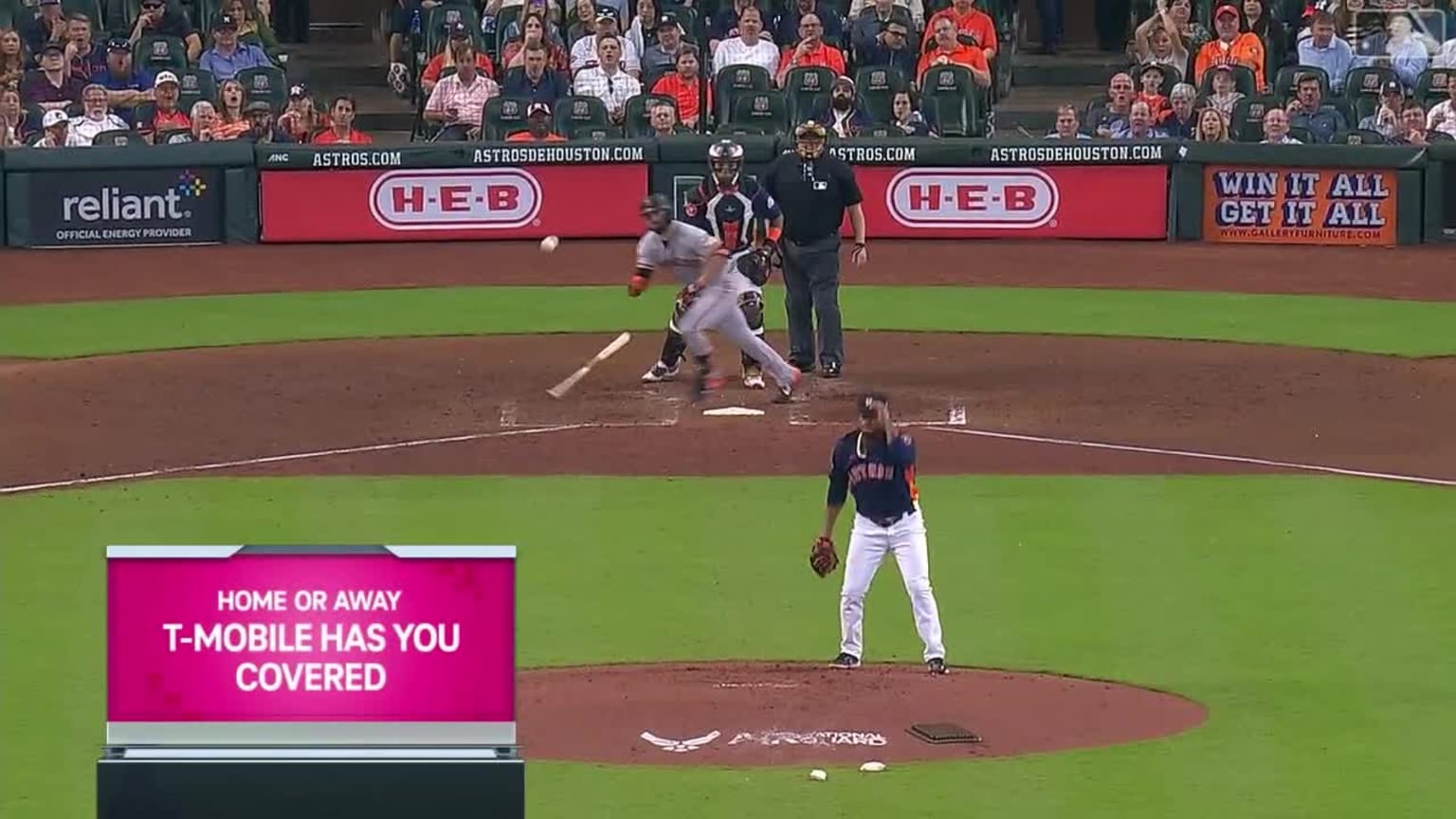 Astros turn unique double play off comebacker in 6th | 05/03/2023 ...