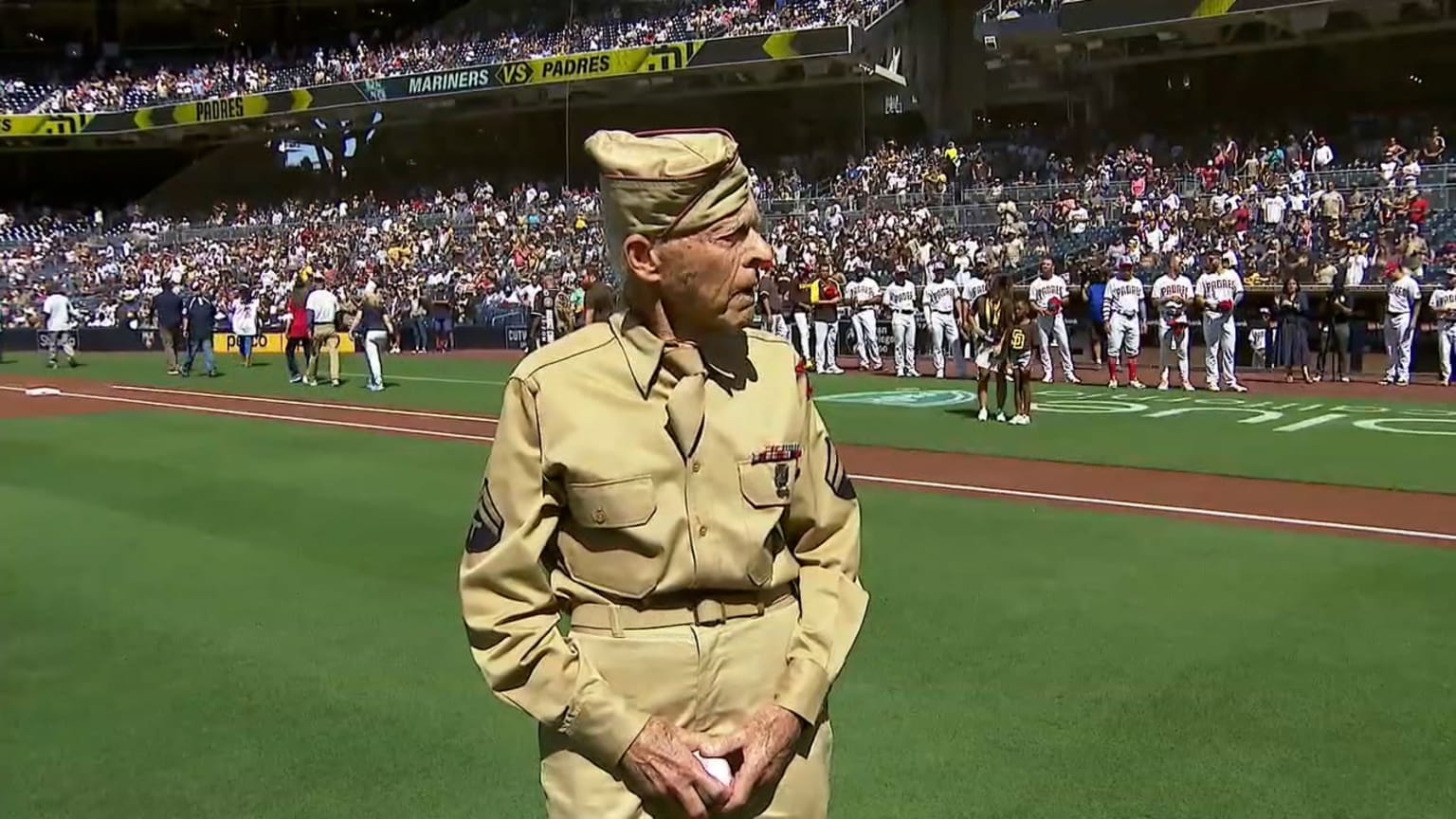 7/4/22: Ceremonial First Pitch | 07/04/2022 | San Diego Padres