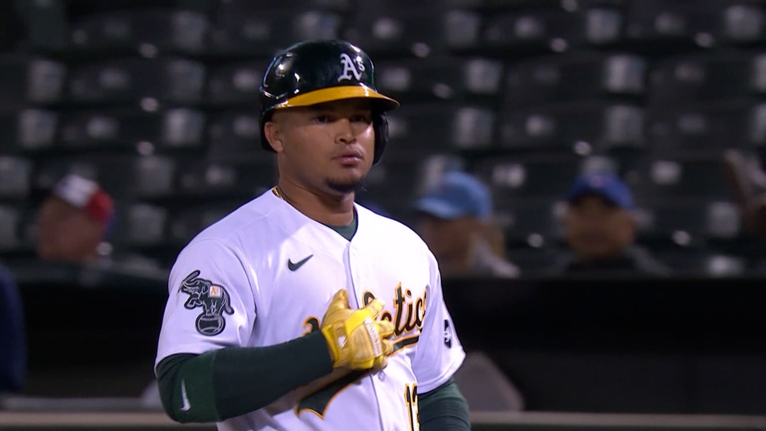 Jordan Diaz smacks an RBI single to right-center | 09/05/2023 | Athletics