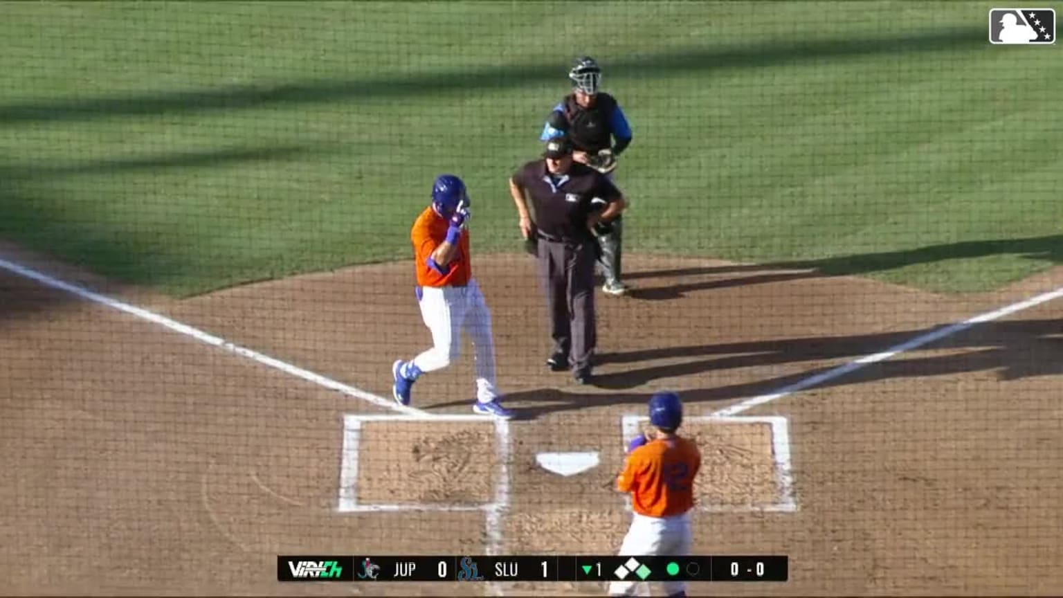 Corey Collins' first professional home run | 08/31/2024 | New York Mets