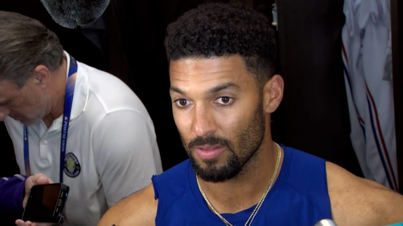 Marcus Semien on baserunning, losing Game 4 to Astros | 10/19/2023 ...