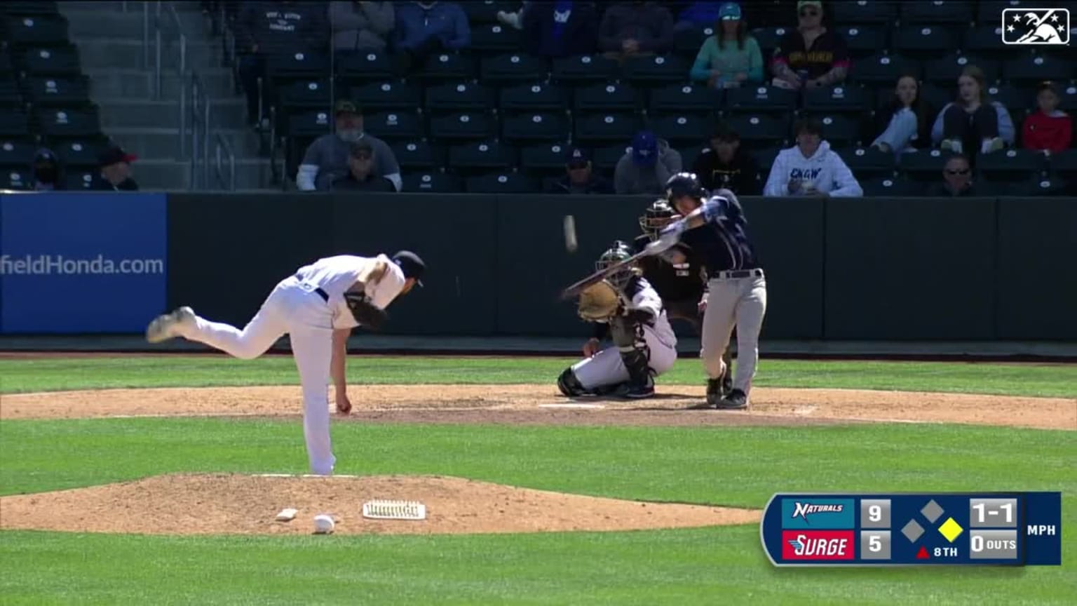 Luca Tresh hits a two-run inside-the-park home run | 04/16/2023 | MLB.com