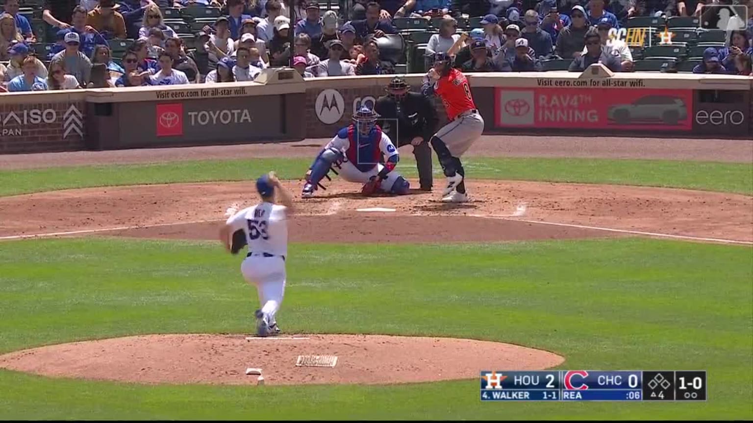 Colin Rea Ball to Christian Walker | 05/23/2026 | MLB.com