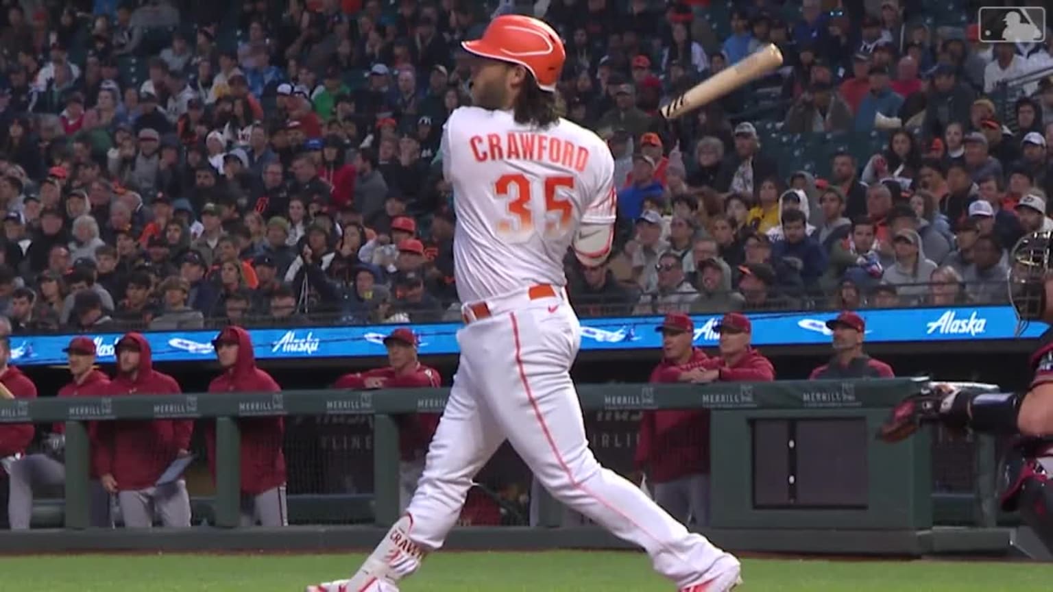 Brandon Crawford homers in the bottom of the 6th | 08/01/2023 | San ...