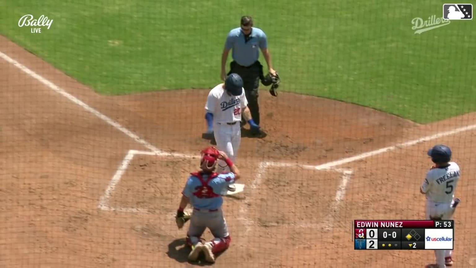 Dalton Rushing's two-run home run | 08/04/2024 | Los Angeles Dodgers