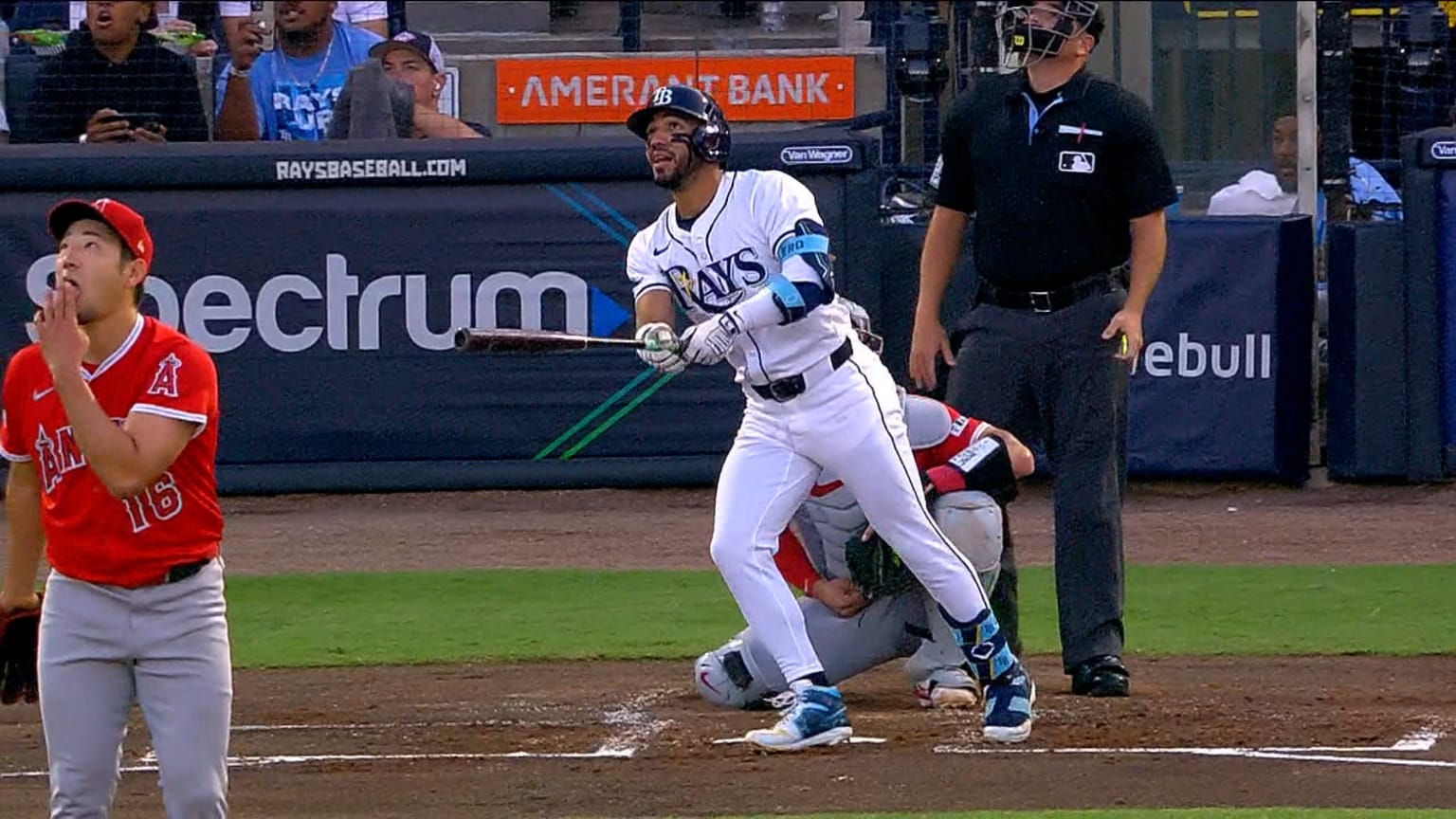 José Caballero pega grand slam | 09/04/2025 | Los Rays de Tampa Bay