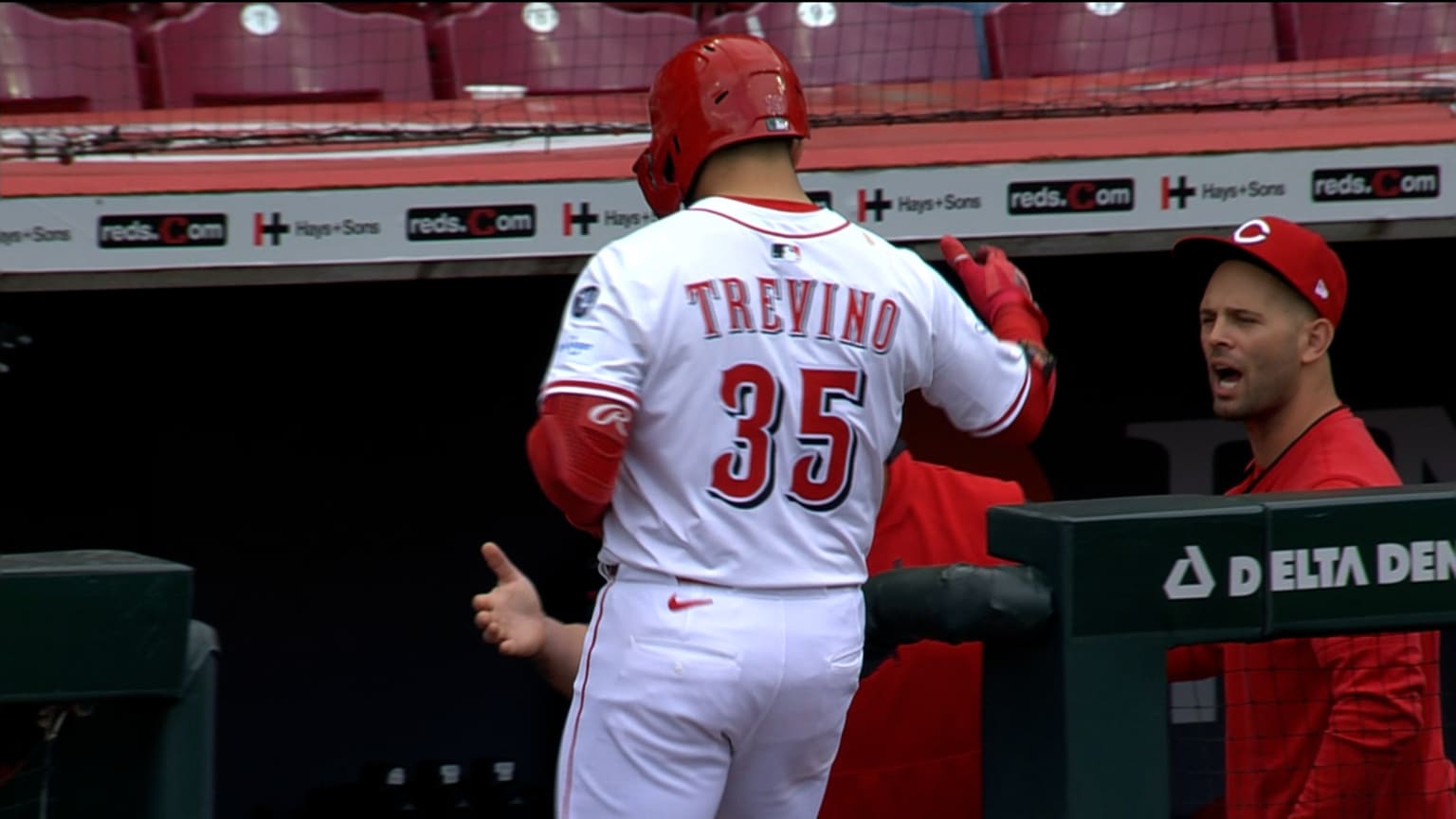 Jose Trevino's RBI sacrifice fly | 05/01/2025 | Cincinnati Reds