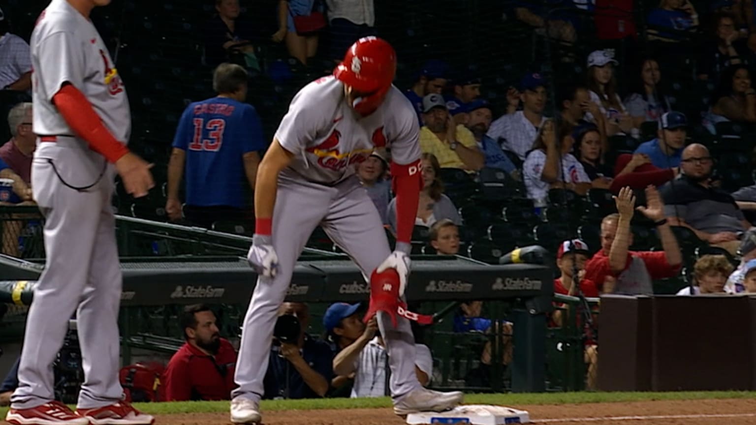 Dylan Carlson hammers an RBI triple to right-center | 08/23/2022 | St ...