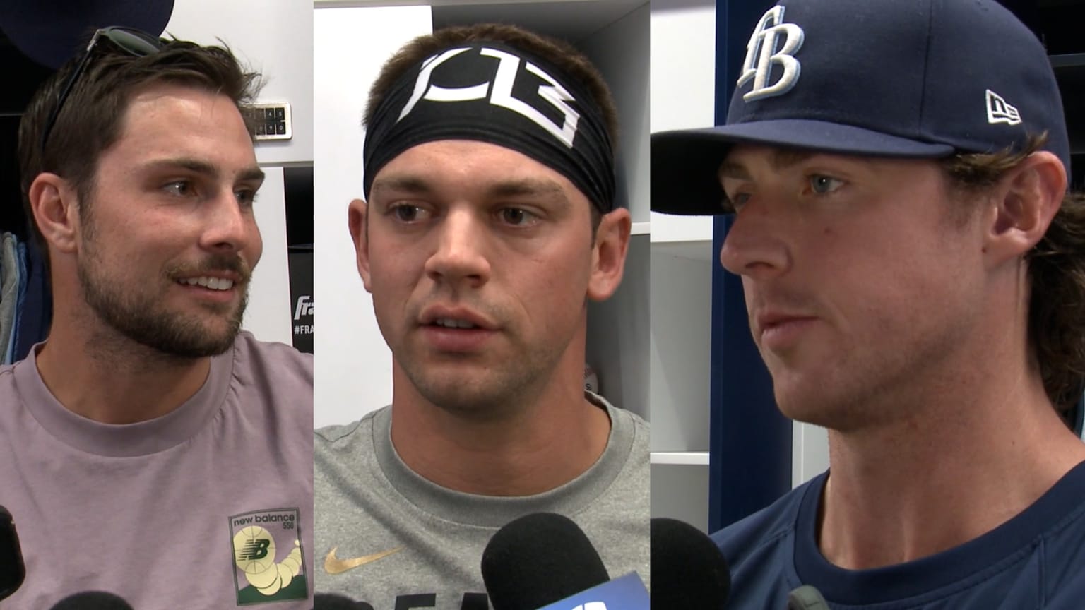 Lowe, Rortvedt and Pepiot on Rays' 13-0 win | 05/25/2025 | Tampa Bay Rays