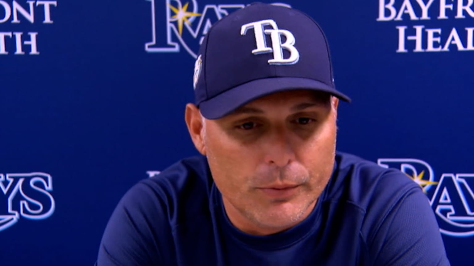 Kevin Cash talks offense, benches clearing, win | 08/27/2023 | Tampa ...