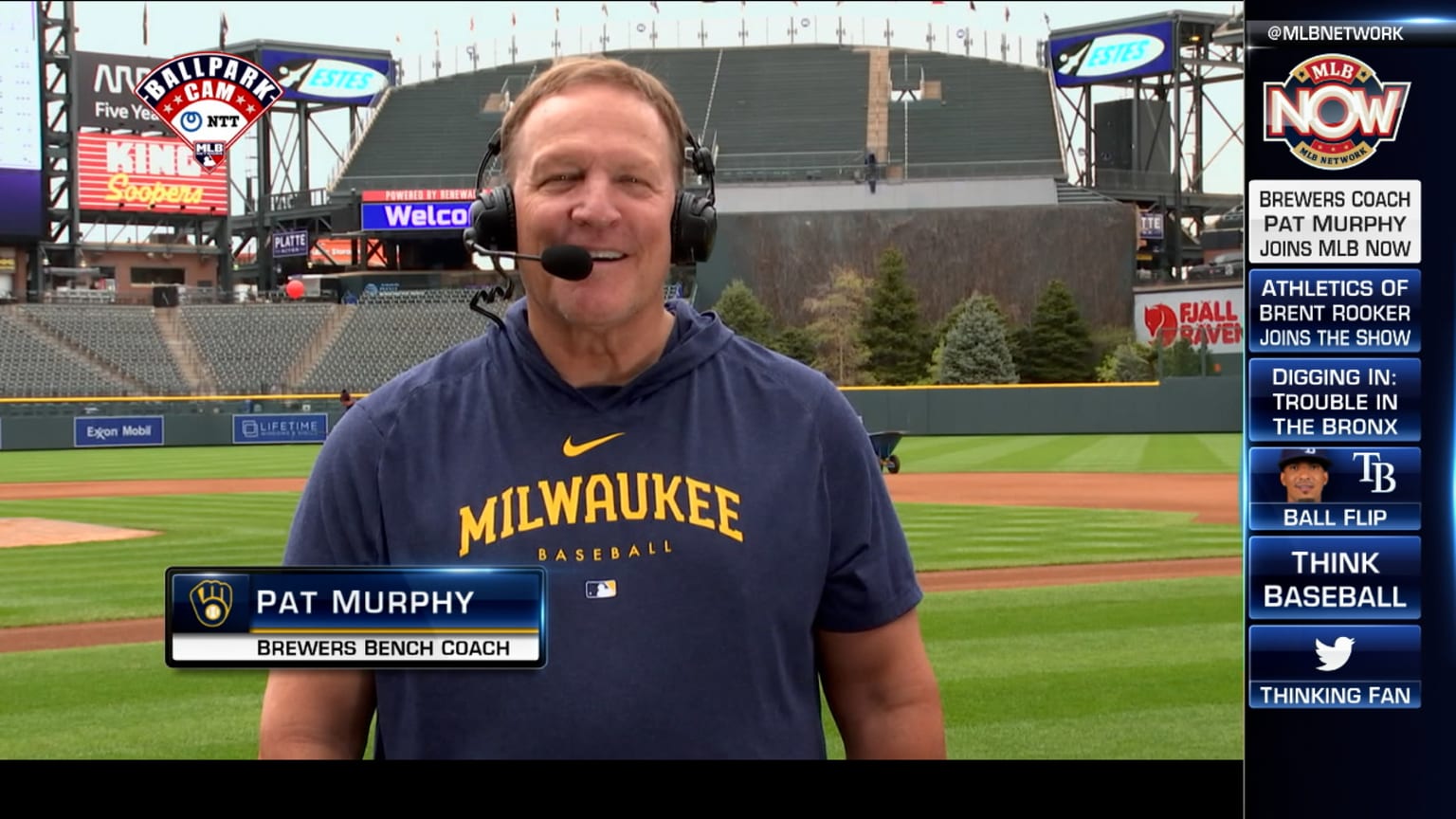 Brewers bench coach Pat Murphy talks Craig Counsell | 05/04/2023 ...