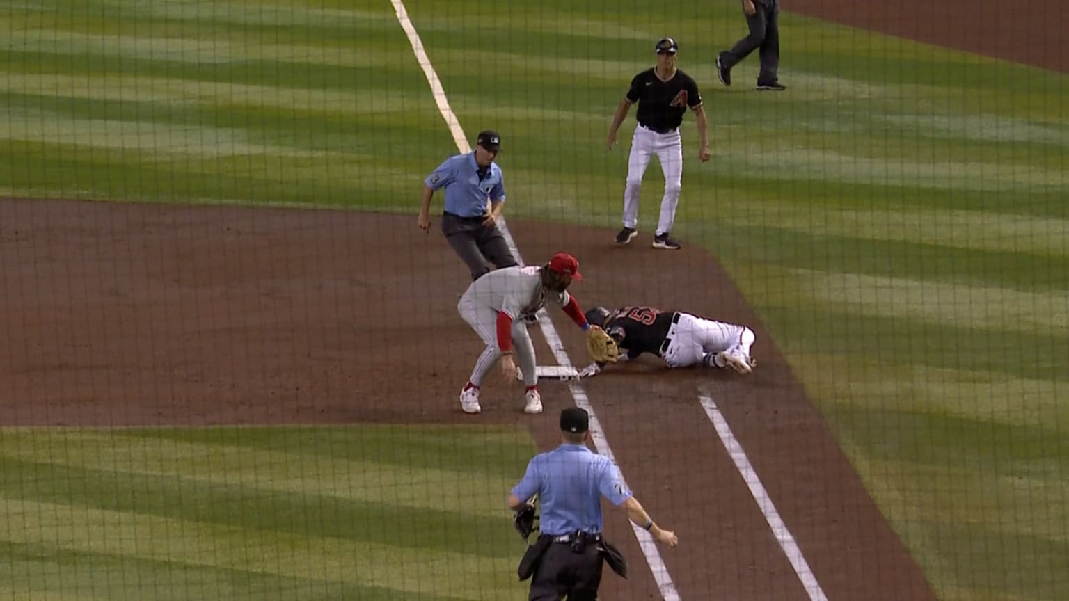 Check out the Base Cam view of Walker reaching first | 10/20/2023 | MLB.com