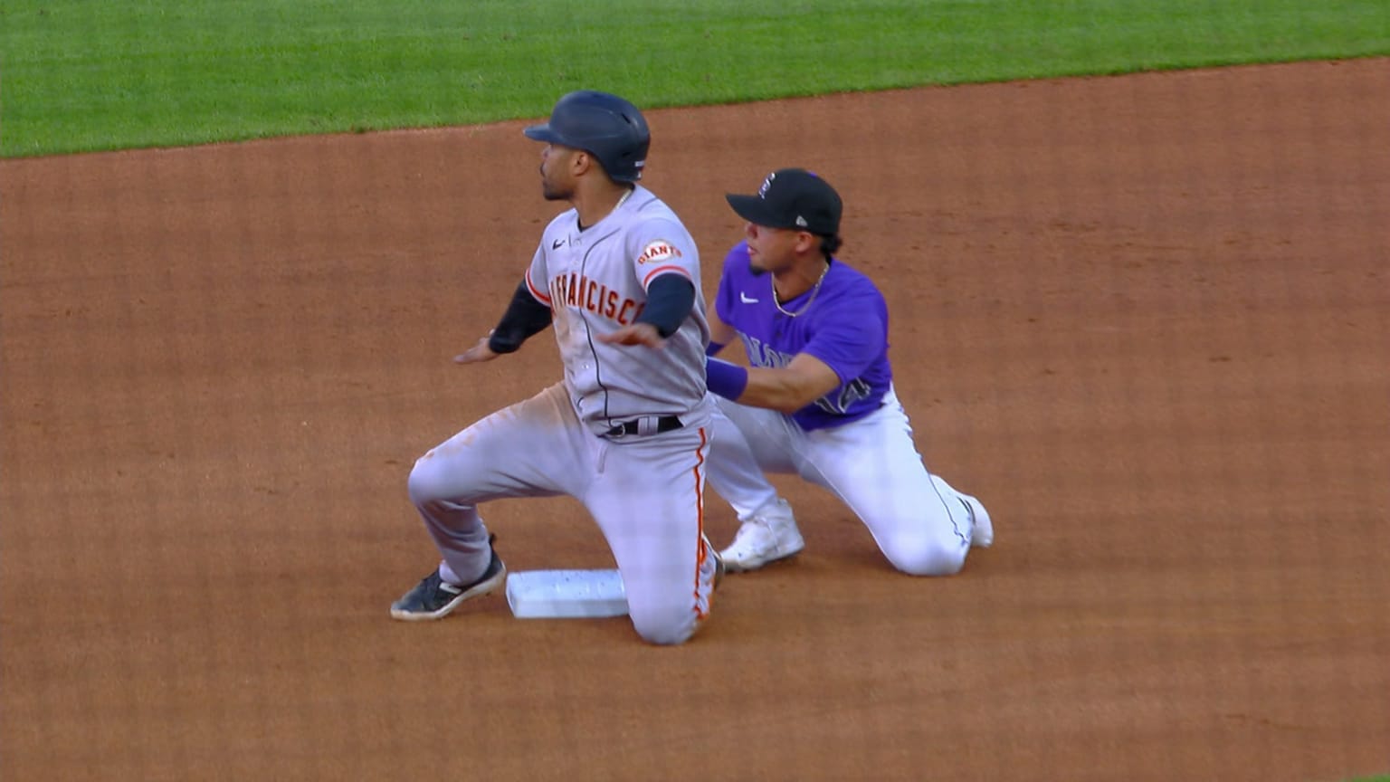 Nolan Jones throws out LaMonte Wade Jr. after review | 06/06/2023 | San ...