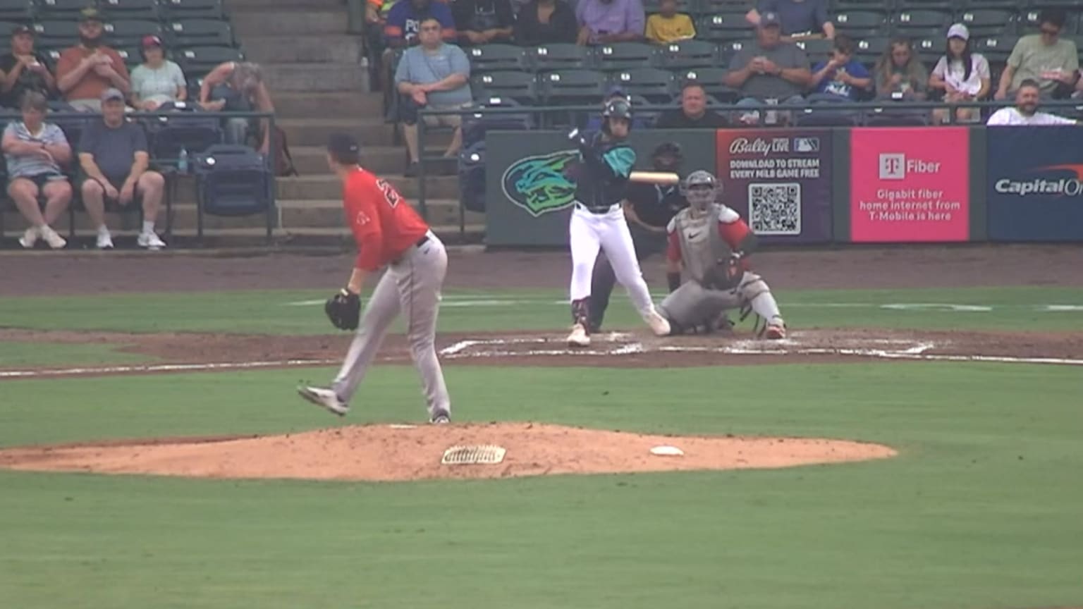 Juneiker Caceres' first Single-A hit for Lynchburg | 30/07/2025 ...