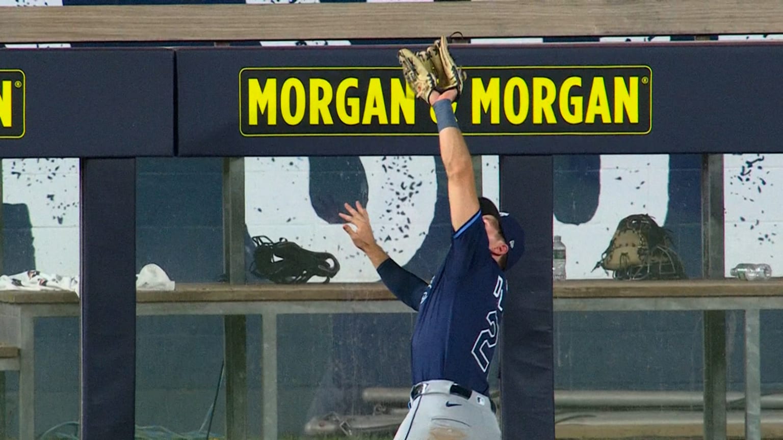 Jonny DeLuca's leaping catch | 07/29/2025 | Tampa Bay Rays
