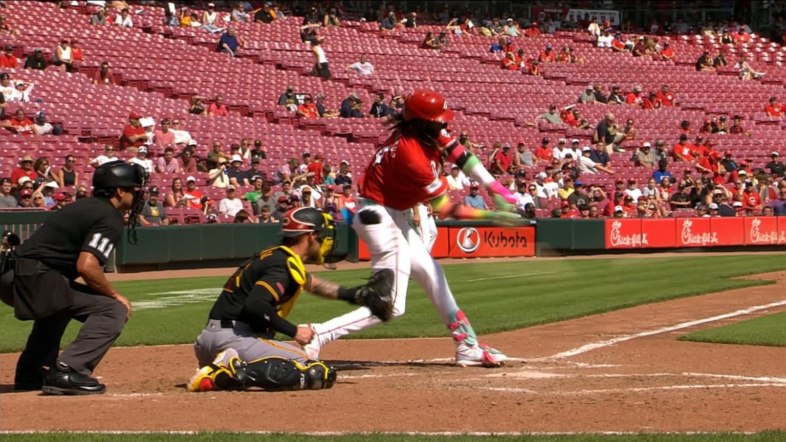Elly De La Cruz's RBI single | 09/21/2024 | Cincinnati Reds