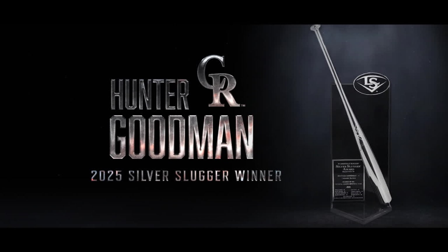 Hunter Goodman Wins 2025 NL Silver Slugger Award! | 11/06/2025 | MLB.com