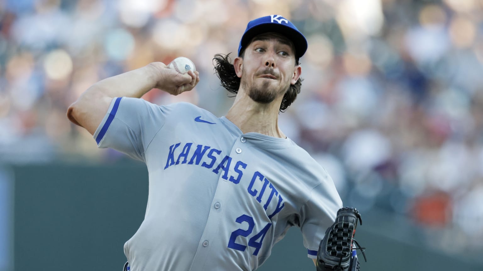 Michael Lorenzen strikes out five in Royals debut | 08/03/2024 | Kansas ...