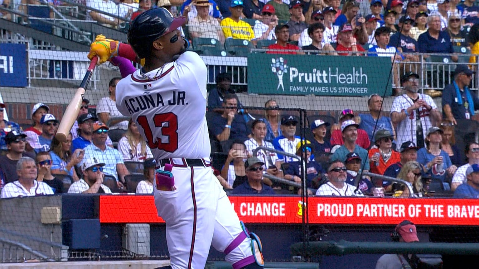 Data Viz: Ronald Acuña Jr.'s home run vs. Pirates | 09/28/2025 | MLB.com