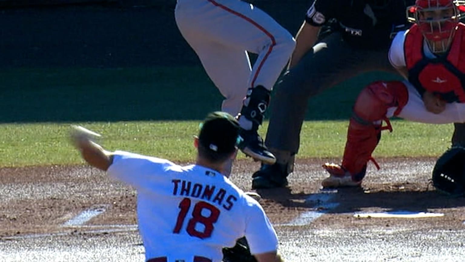 Connor Thomas strikes out Heston Kjerstad swinging | 11/06/2022 | St ...